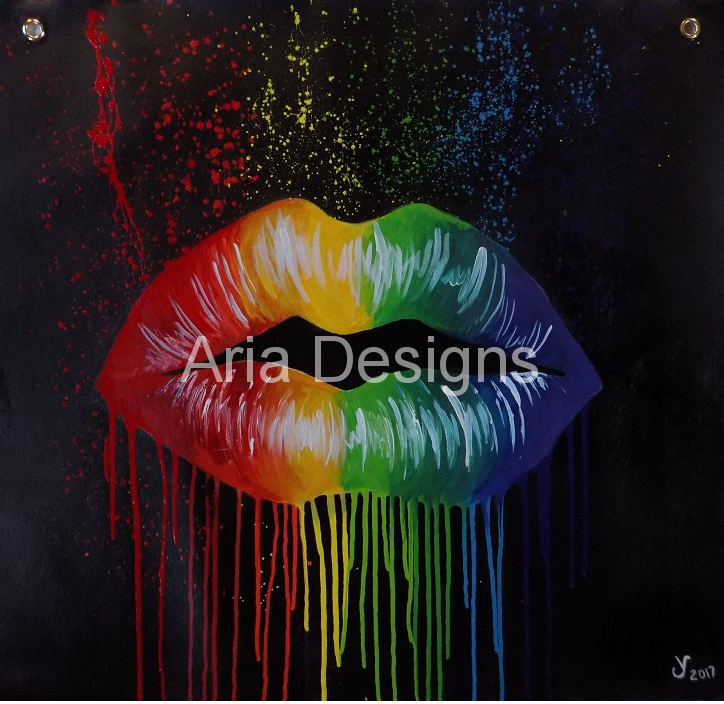 Drip Lips Painting | Lipstutorial.org